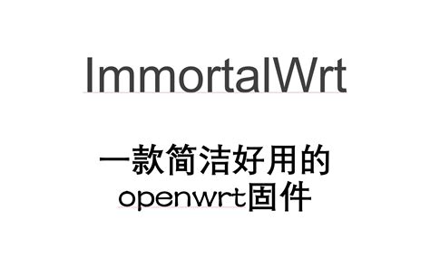ImmortalWrt一款简洁好用的openwrt固件 视频下载 Video Downloader