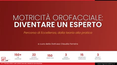 Motricità Orofacciale Modulo 1 2 3B R LOGOS ACADEMY La Migliore