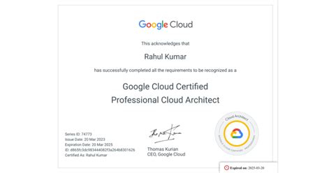 Rahul Kumar On Linkedin Professional Cloud Architect • Rahul Kumar