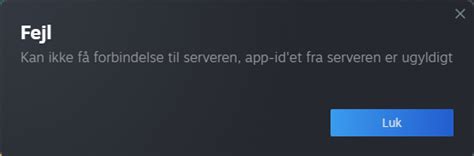 Unable To Connect To Server App Id Specified By Server Is Invalid