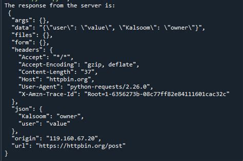 Demandes Python Apr S Les Donn Es Du Formulaire
