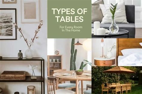 30 types of tables for your home restore decor and more