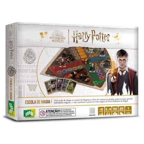 Harry Potter Hogwarts Jogo Tabuleiro Escola De Magia Copag Shopee Brasil