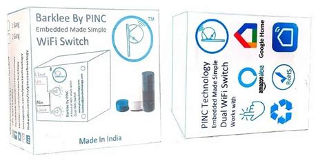 White Wifi Dual Smart Switch Iot Diy Smart Home Pinc Technology At Rs Piece In Ahmedabad