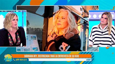 La Entrevista De Ángel Cristo Jr La Reacción De Bárbara Rey Y Sofía Cristo Así Es La Vida