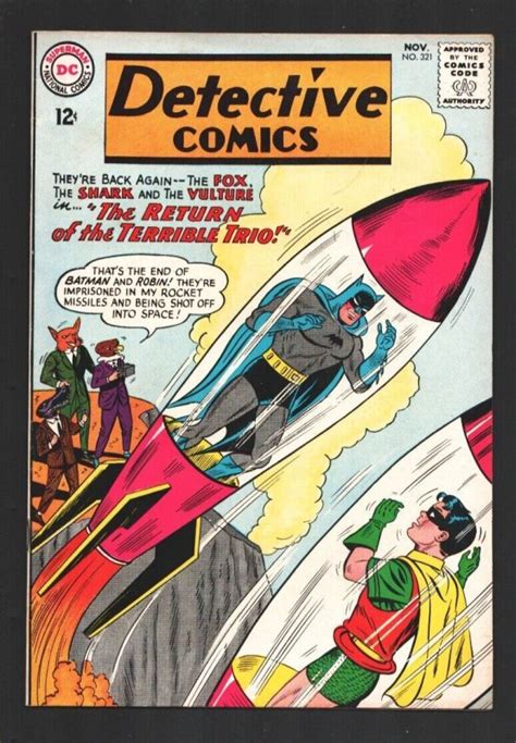 Detective Comics 321 1963 Batman Robin Batwoman Appear Higher Grade Vf