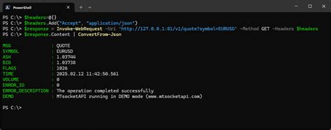 Basic Usage Mtsocketapi For Mt5