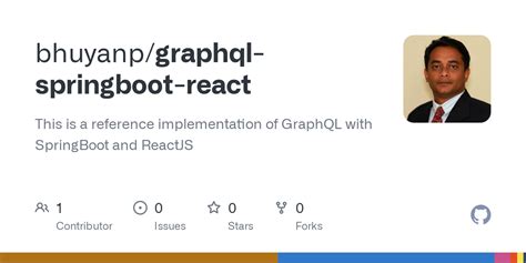 Github Bhuyanpgraphql Springboot React This Is A Reference