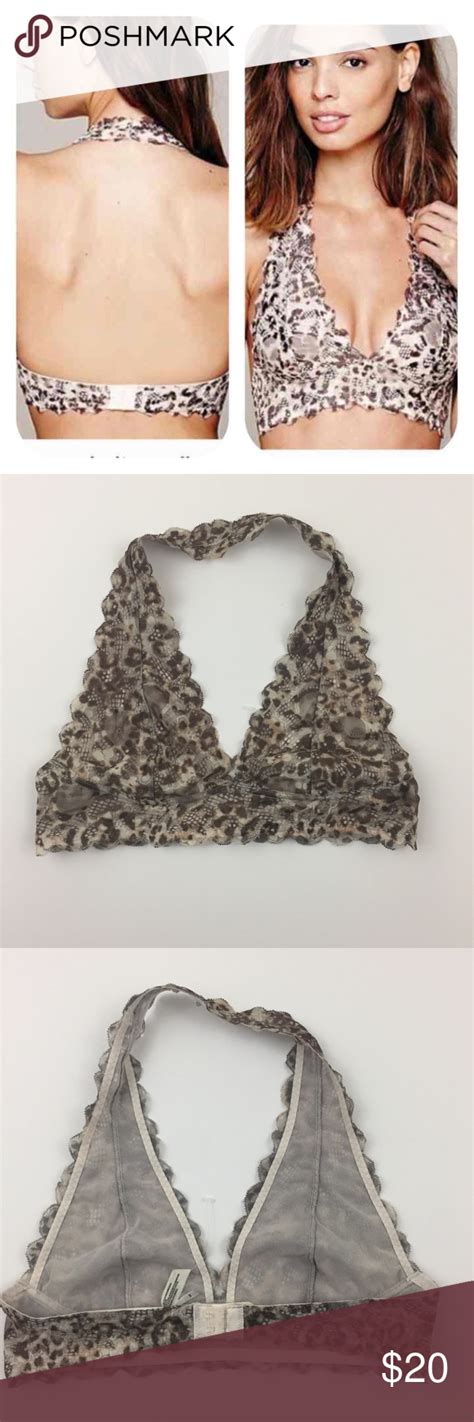 Free People Galloon Halter Bra Lace Mediumxs New Lace Bra Clothes