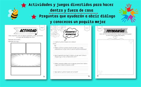 Mamá Y Yo Nuestras Cositas Nuestros Secretos Diario Divertido Con Actividades Para Hacer Y