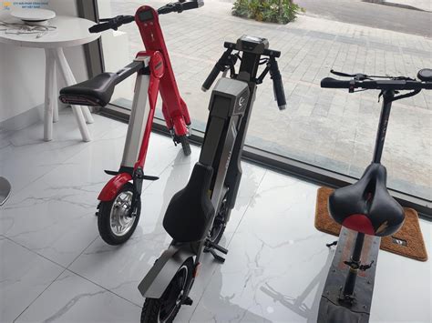 Xe Tay Ga điện Mini E Scooter Màu Đen Chính Hãng Giá Tốt