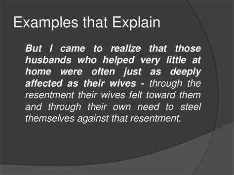 Exemplification