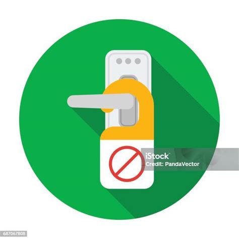 請勿打擾簽名圖示在白色背景上孤立的平面樣式酒店標誌股票向量圖向量圖形及更多入口圖片 入口 商標 士兵 軍階 Istock
