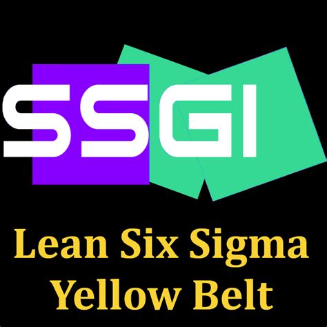 Lean Six Sigma Yellow Belt Ssgi Afrla