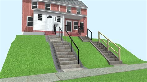 Eastbrook Stair Download Free 3d Model By Gandl Architectural Graphics