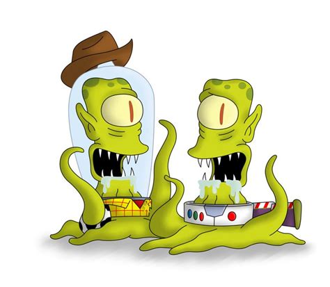 Kang And Kodos Graffiti Dibujos Arte