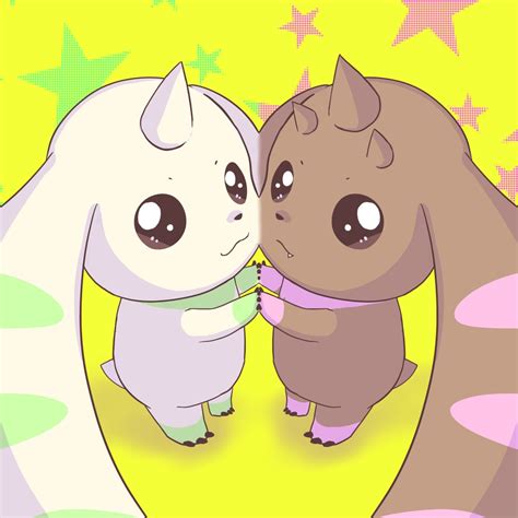 Terriermon And Lopmon