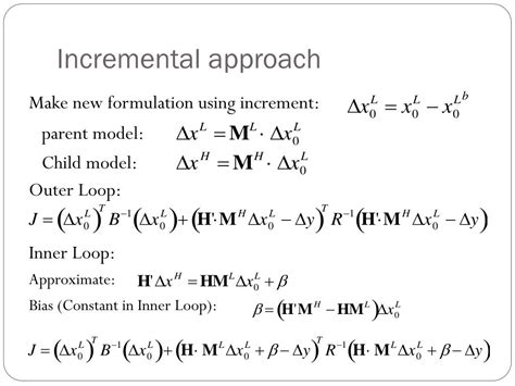 Ppt Development Of An Incremental 4d Var System For Ocean Model Downscaling Powerpoint