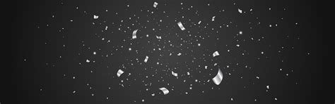 색종이 실버 검은 색 배경에 밝은 입자 현실적인 실버 뱀 반짝이는 크리스마스 기념일 색종이 떨어지는 반짝임 벡터 일러스트 레이 션 색종이 조각에 대한 스톡 벡터 아트 및