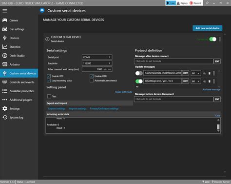 `shcustomprotocolread` Message Not Displaying · Issue 1178 · Shwoteversimhub · Github