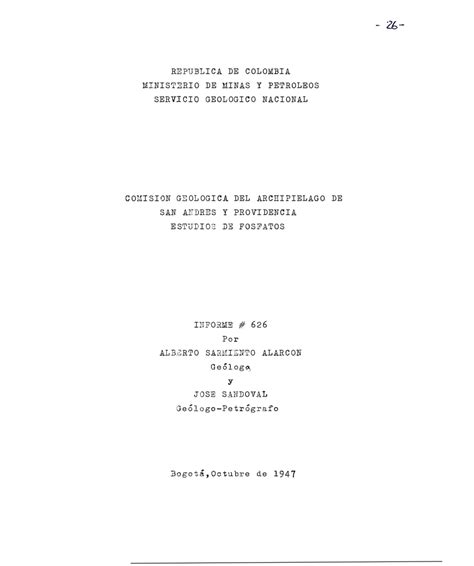 PDF Comisión Geológica del Archipiélago de San Andrés y Providencia