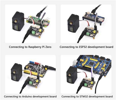 serial uart usb bus servo driver board for st sc series