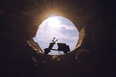 Premium Photo Low Angle View Of Silhouette Man Against Sky