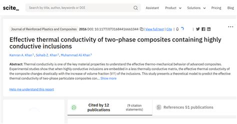 Effective Thermal Conductivity Of Two Phase Composites Containing Highly Conductive Inclusions