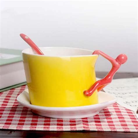 Yefine креативные фарфоровые кофейные чашки и блюдце керамический кофейный набор аксессуары