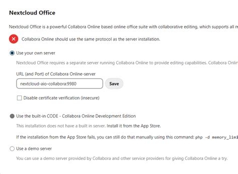 Nextcloud Aio Collabora Correct Config R Nextcloud