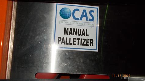 Container Automation Systems Manual Palletizer International Packaging Company