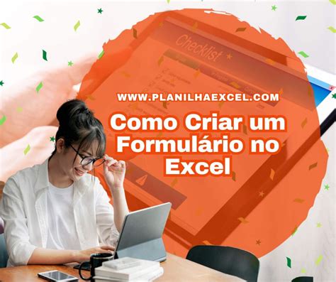 Pe Como Criar Um Formulário No Excel Planilha Excel