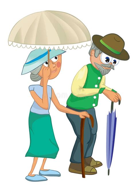 Senior Citizens Stock Vector Illustration Of Care Grandfather 18866217