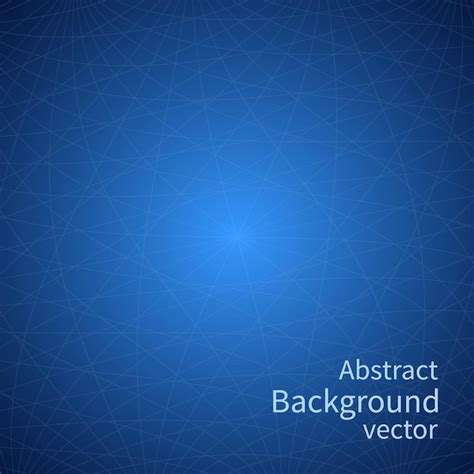 Premium Vector Abstract Background Vector Lines On A Blue Background