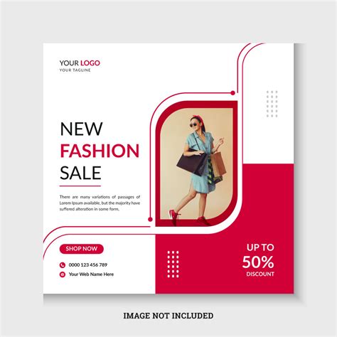 Modern Fashion Sale Social Media Post And Web Banner Design Template