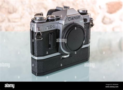 The Canon AE Old Vintage Analog Film Camera S S Traditional Photography Classic