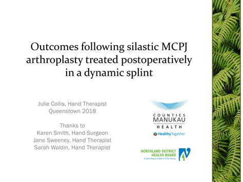 Pdf Outcomes Following Silastic Mcpj Arthroplasty Treated
