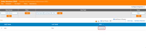 entity structure crud actions maintaining data structures via crud