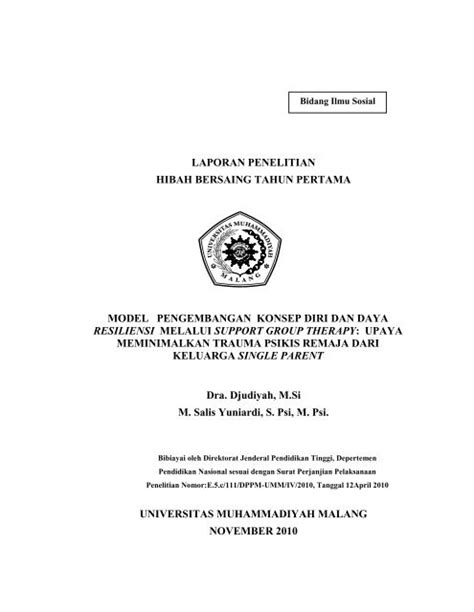 Contoh Skripsi Universitas Muhammadiyah Malang