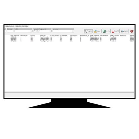 Controle De Estoque Em Excel Vba Souza Sistemas