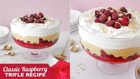 Classic English Raspberry Triffle Recipe With Store Cupboard