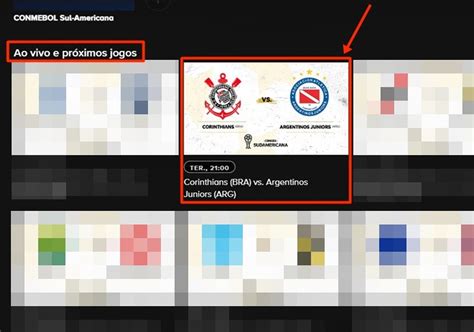 Corinthians x Argentinos Juniors ao vivo onde assistir à Sul Americana