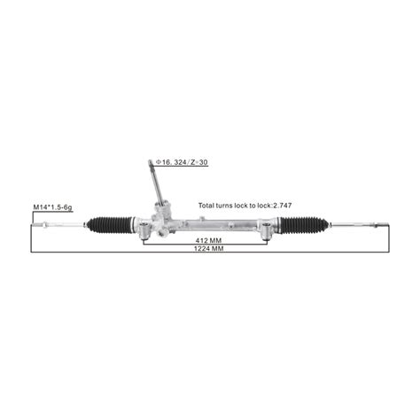 LHD Manual Steering Rack 77367810 Power Steering Racks