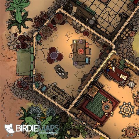 FREE Arabian City District 80x80 Dungeon Maps Fantasy Town