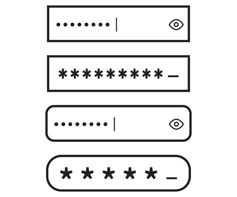 User Secret Password Account Interface Security Identification Illustration 54766217 Vector Art
