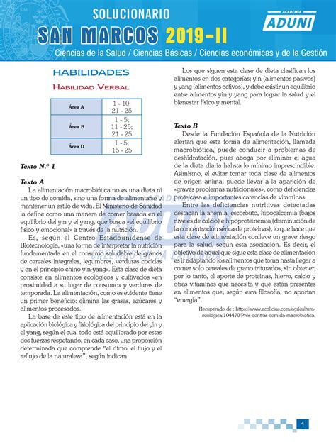 SL Unmsm 2019 II SAB8j1c4l Cg YBYIpreparación académica para la