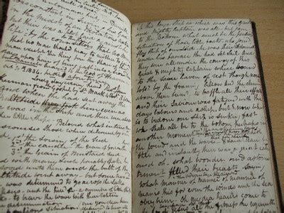 Antique Hand Written Diary Journal 1836 1860 285868168