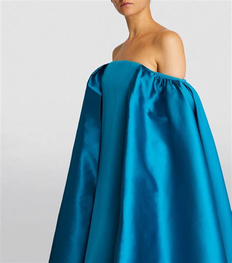 Alexis Mabille Off The Shoulder Cape Gown Harrods US