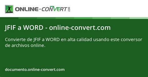 Jfif A Word Online