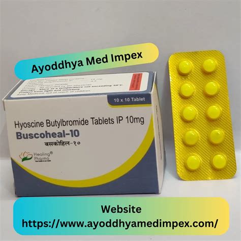 Hyoscine Butylbromide Tablets Ip 10 Mg At ₹ 37 Box In Nagpur Id 2854325879691